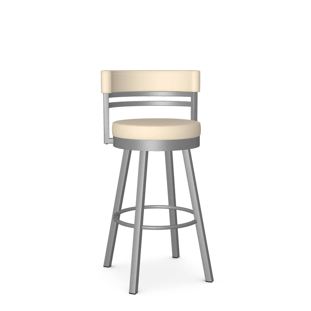 Ronny Swivel Bar Stool - Upholstered — Sterling House Interiors