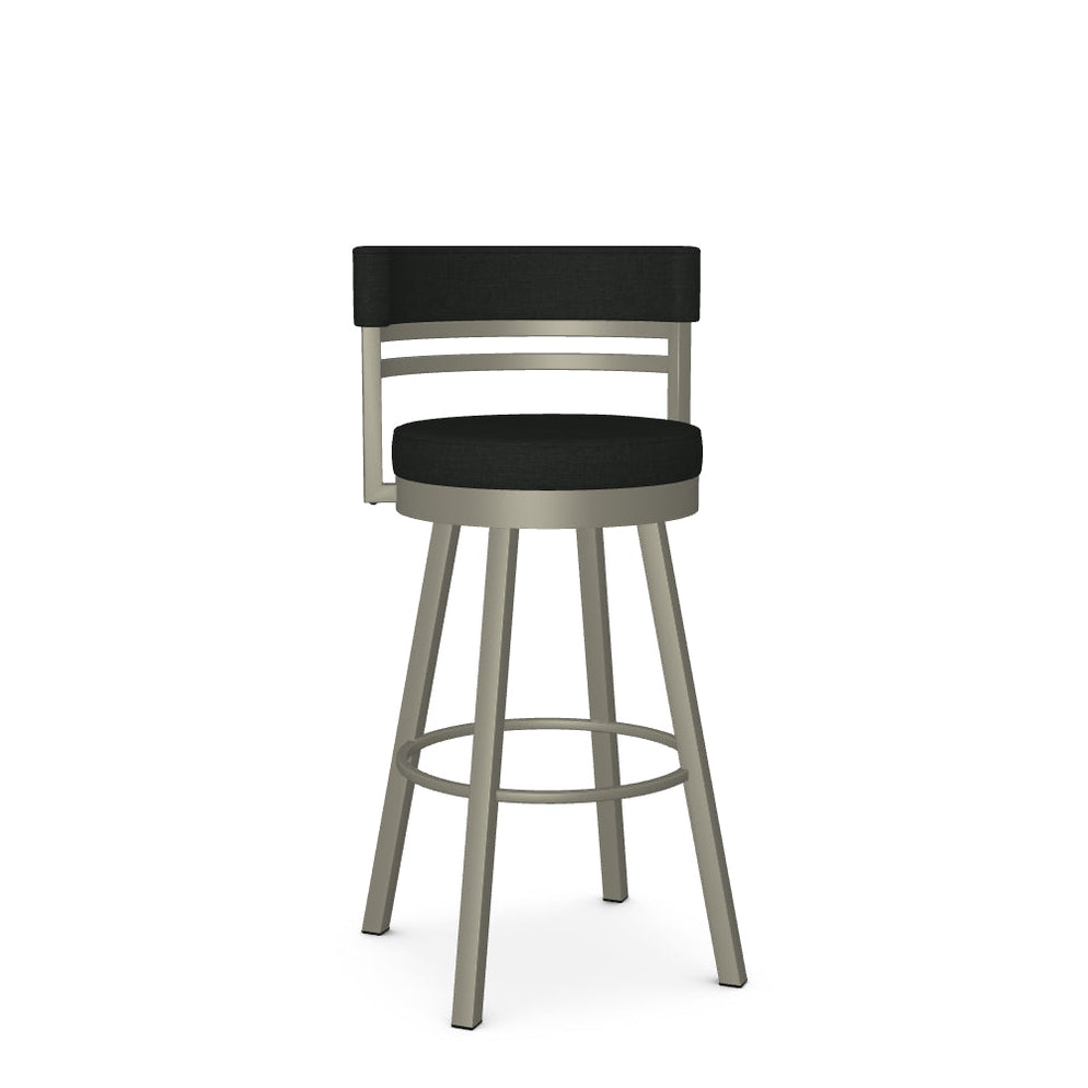 Ronny Swivel Bar Stool - Upholstered — Sterling House Interiors